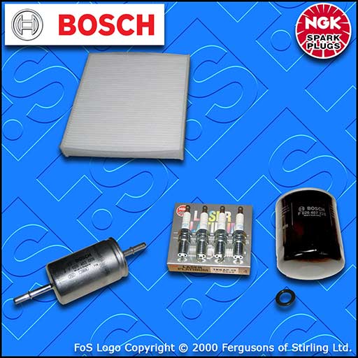 Service kit for Volvo S40 1.8 16V - oil filter, fuel filter, cabin ...