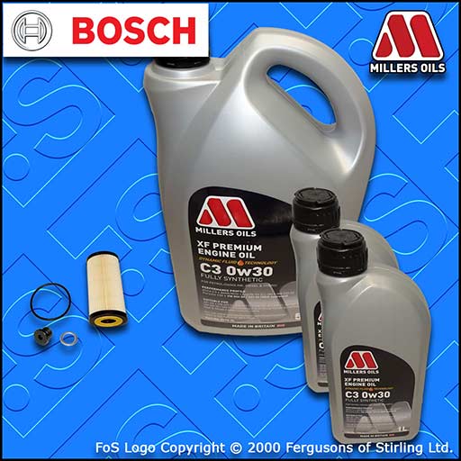 Service kit for Audi A5 3.0 TDI - oil filter, sump plug with seal ...