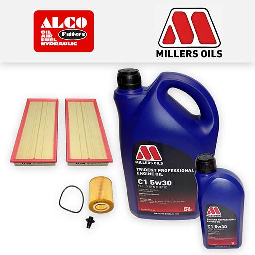 Service kit for Land Rover Discovery 3.0 D - oil filter, air filter ...